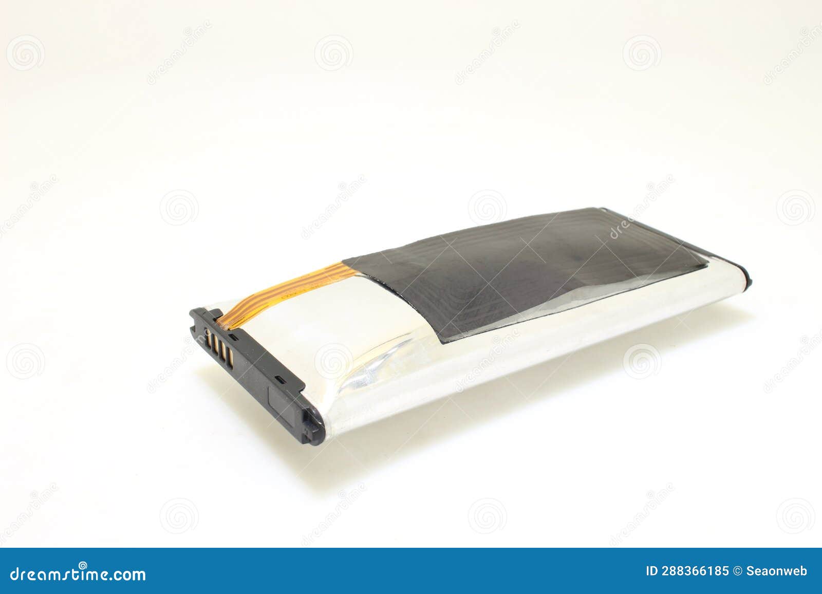 Battery from Electronic Device, Which Has Expanded. Deep Focus Stock ...