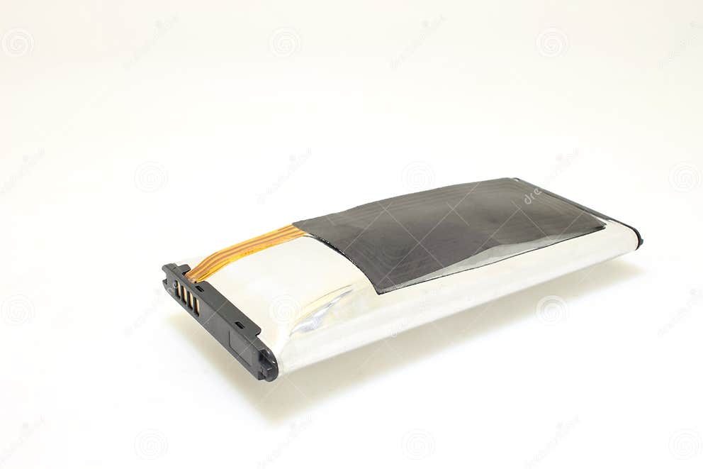 Battery from Electronic Device, Which Has Expanded. Deep Focus Stock ...