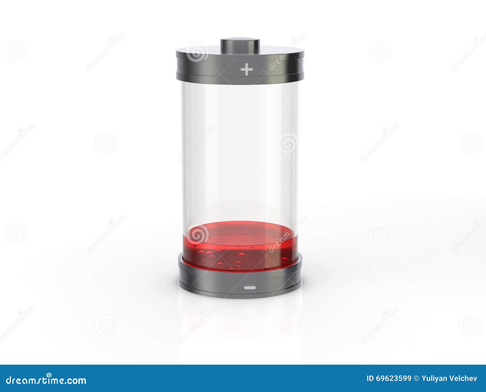 Battery empty stock illustration. Illustration of black - 69623599