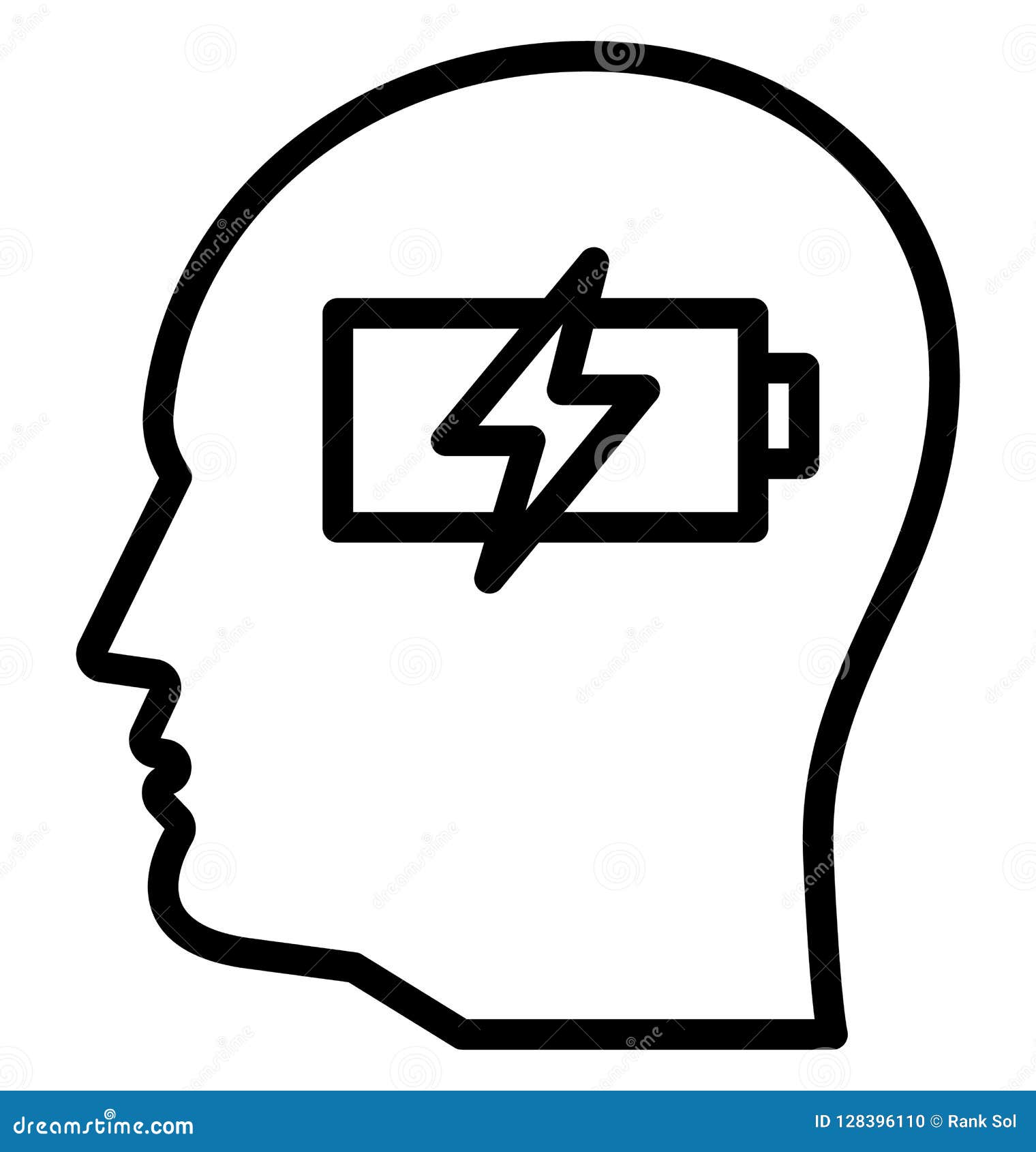 Battery Energy Recharge Isolated Vector Icon Can Be Easily Edit And Modify Stock Vector