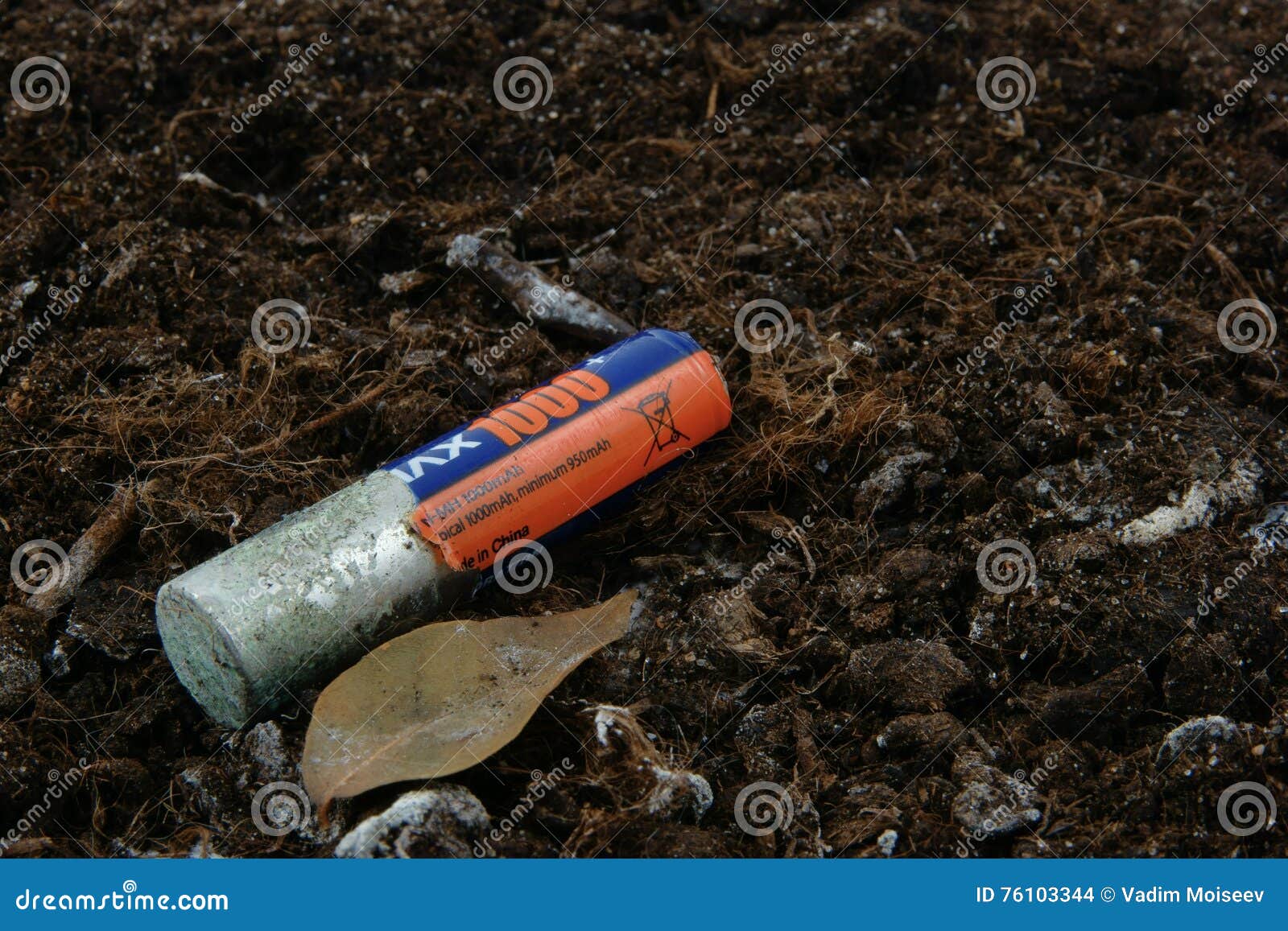 Battery. Environmental Pollution Stock Photo - Image of sorting ...