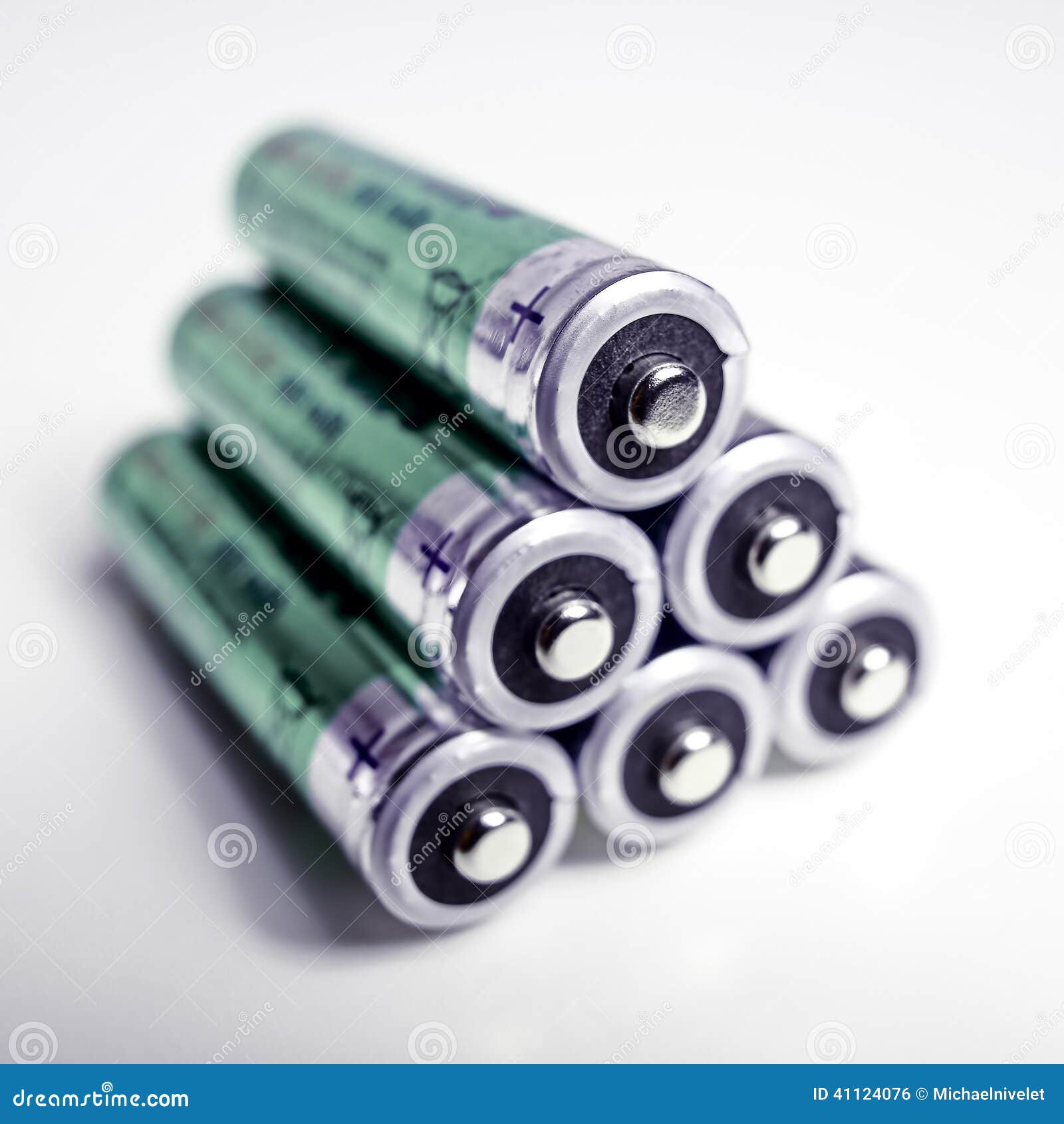 Battery with a Fresh Perspective Stock Photo - Image of electronics ...