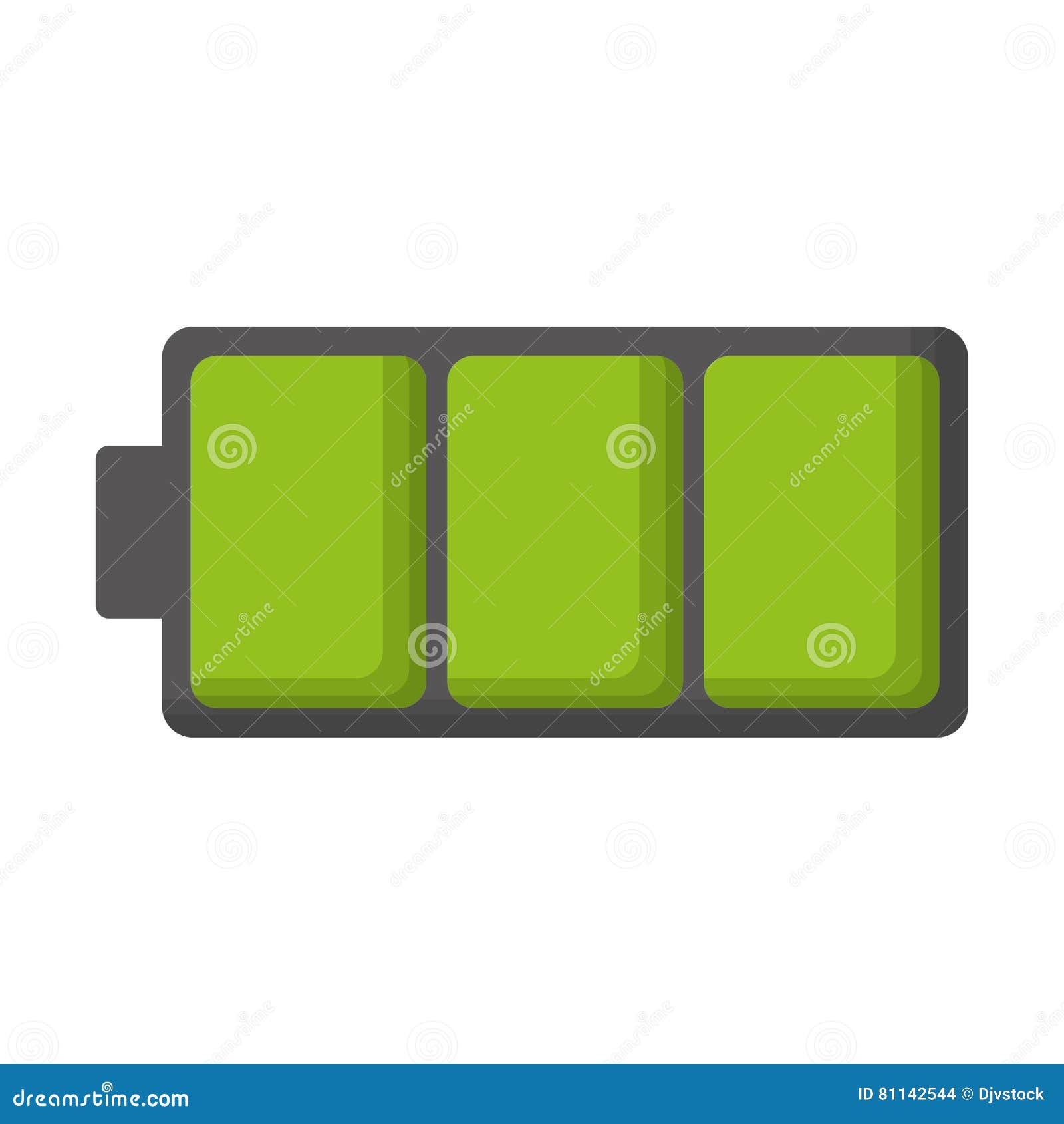 Battery full recharge stock vector. Illustration of volts - 81142544