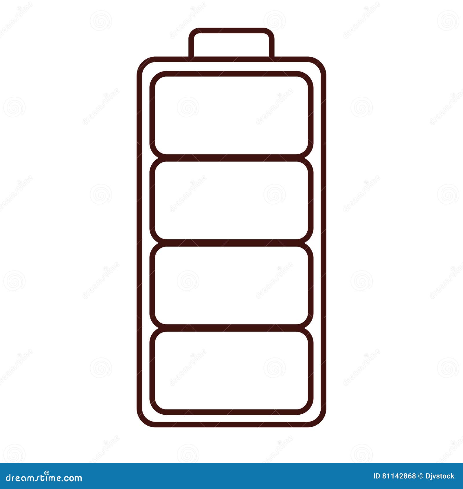 Battery full recharge stock vector. Illustration of equipment - 81142868