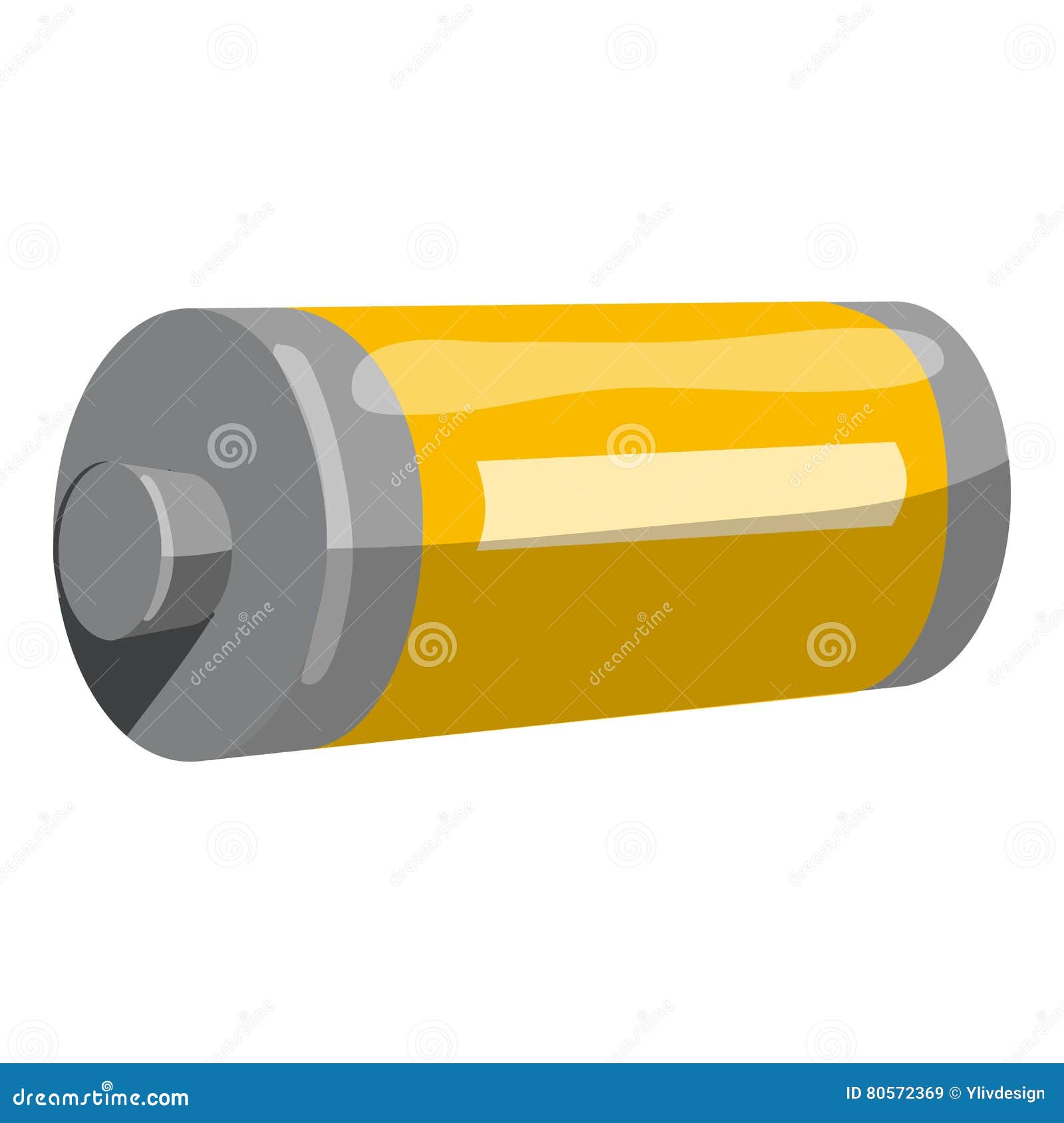 Battery Icon, Cartoon Style Stock Vector - Illustration of logo ...
