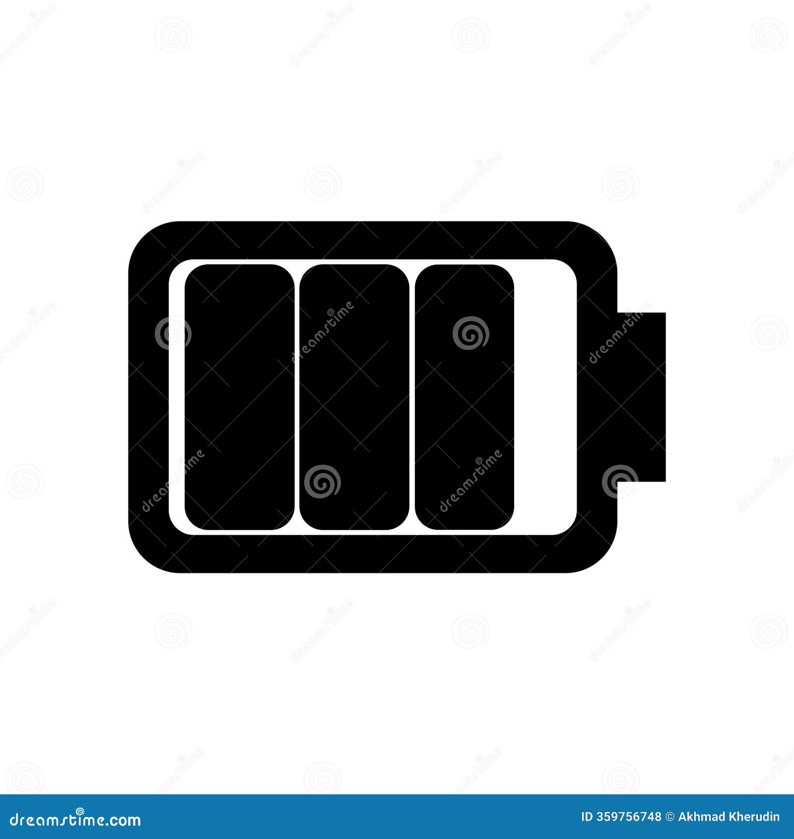 Drained Battery Icon, Vivid Display, Symbolizing Energy Depletion Stock ...