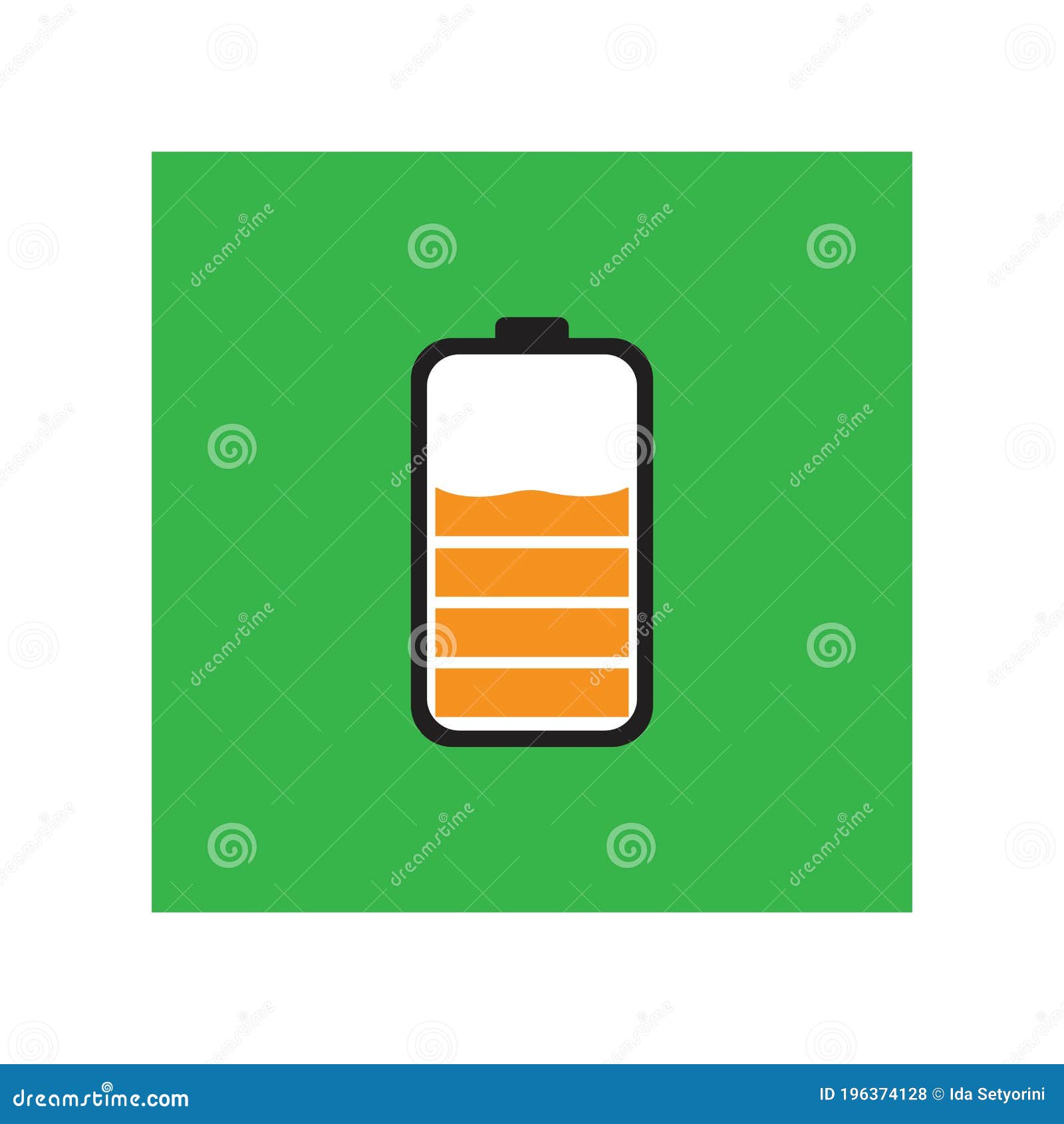 Battery icon logo stock vector. Illustration of minus - 196374128