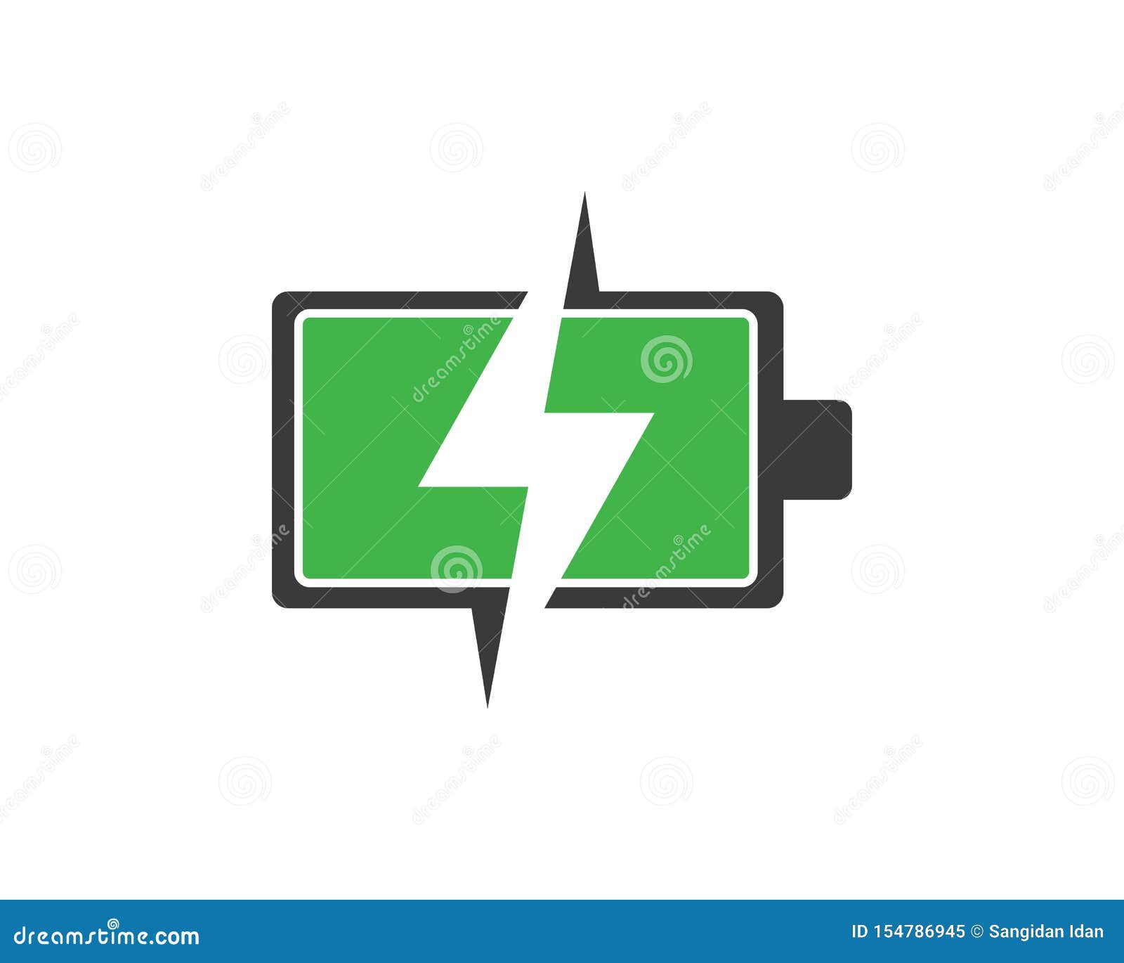 Battery Icon Logo Illustration Vector Stock Vector - Illustration of ...