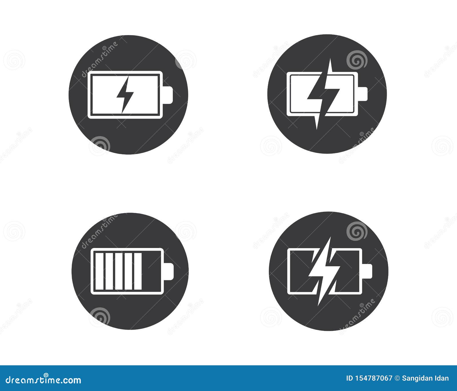 Battery Icon Logo Illustration Vector Stock Vector - Illustration of ...