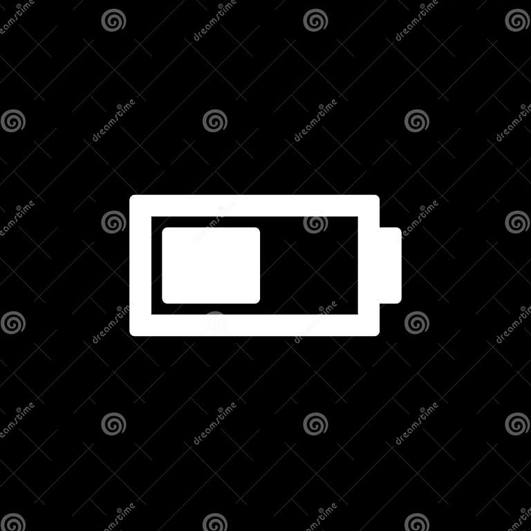 Battery Icon for Simple Flat Style Ui Design Stock Vector ...