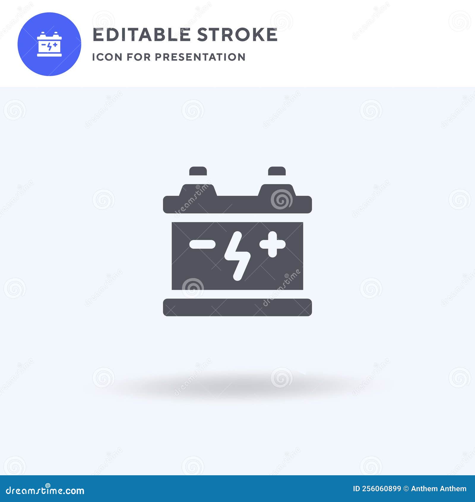 Battery Icon Vector, Filled Flat Sign, Solid Pictogram Isolated on ...