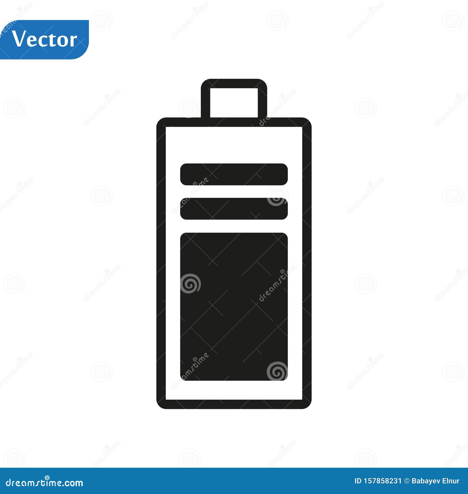 Battery Icon Vector Illustration on the White Background Stock ... Battery Icon Vector Illustration on the White Background Stock ...