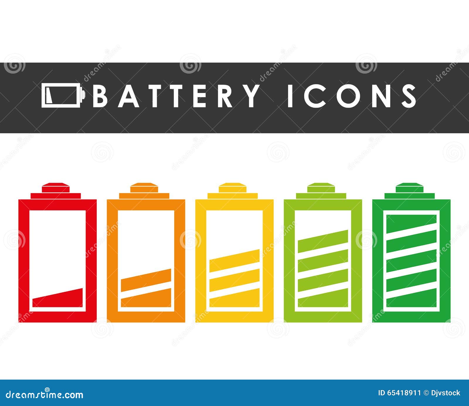 Battery icons graphic stock vector. Illustration of energy - 65418911