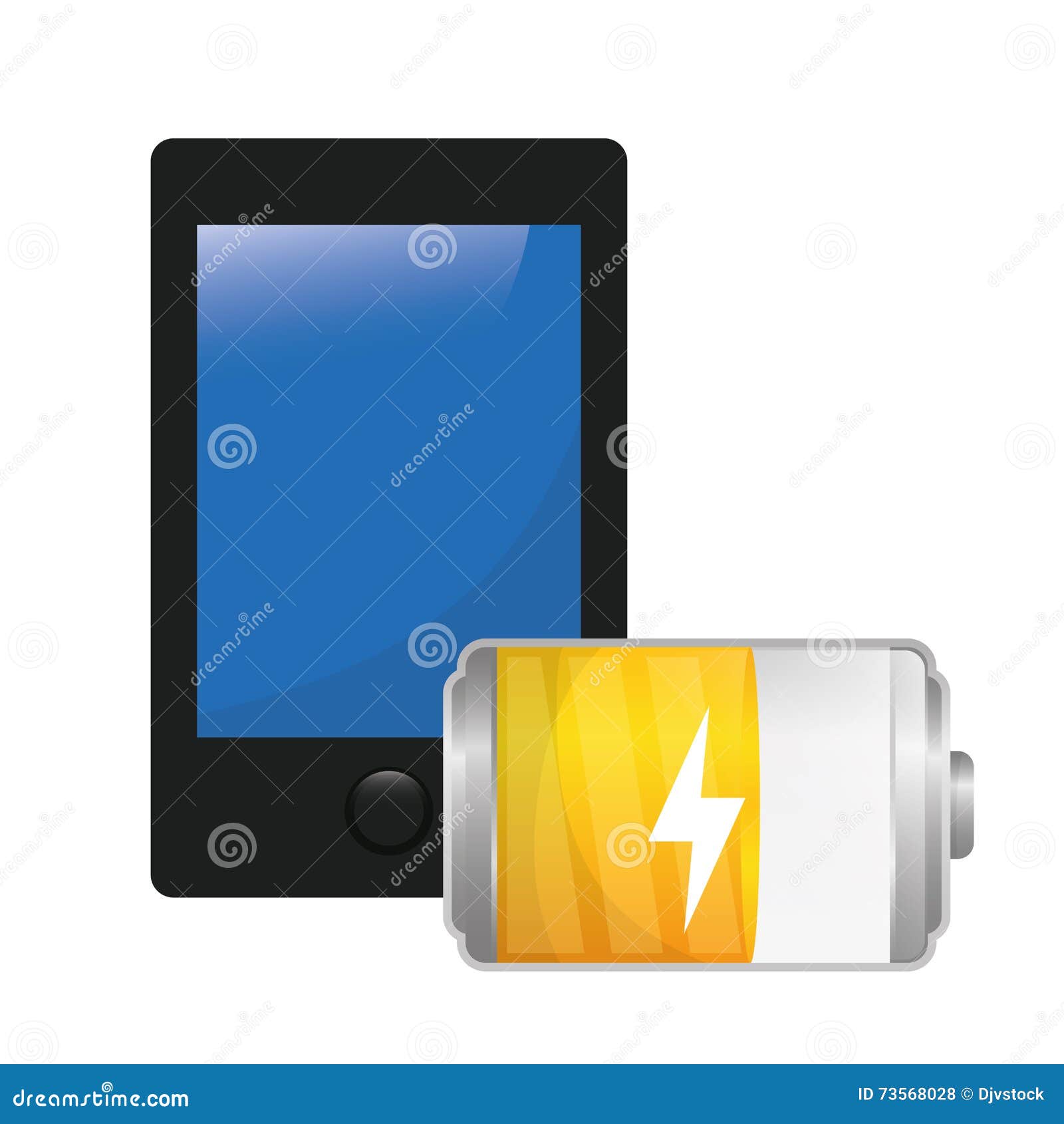 Battery icons graphic stock vector. Illustration of smartphone - 73568028