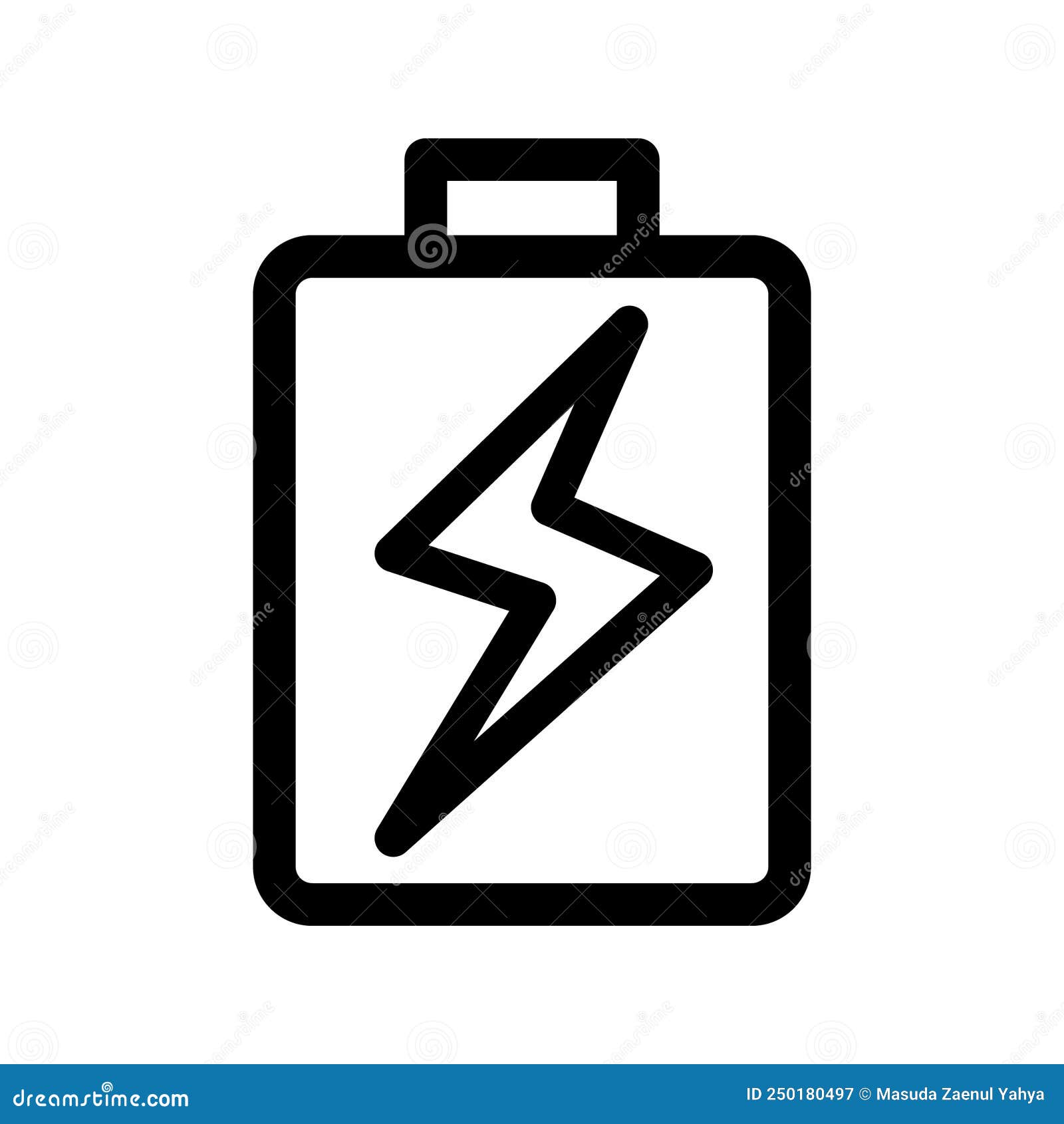Battery stock vector. Illustration of charger, power - 250180497