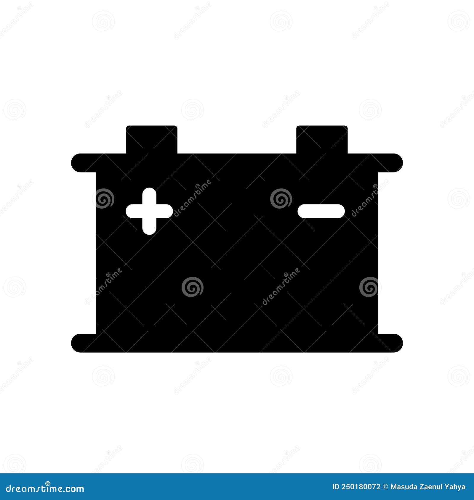 Battery stock vector. Illustration of recharge, charge - 250180072