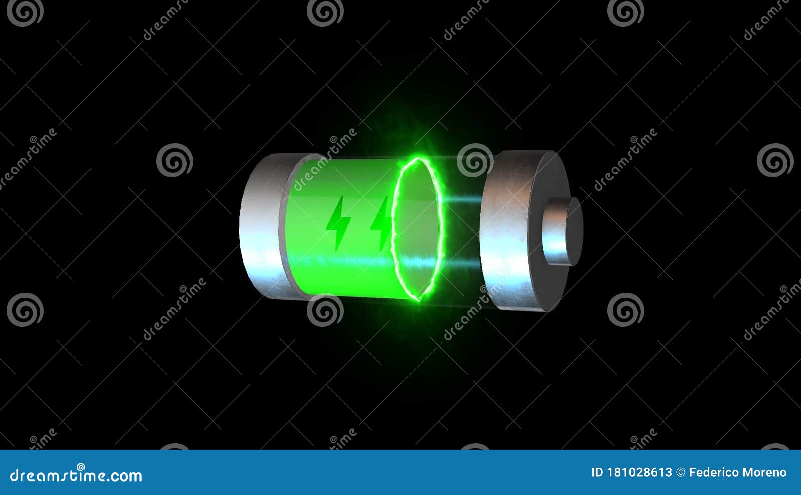 Battery Level Charging in Green - 3D Animation Stock Video - Video of ...