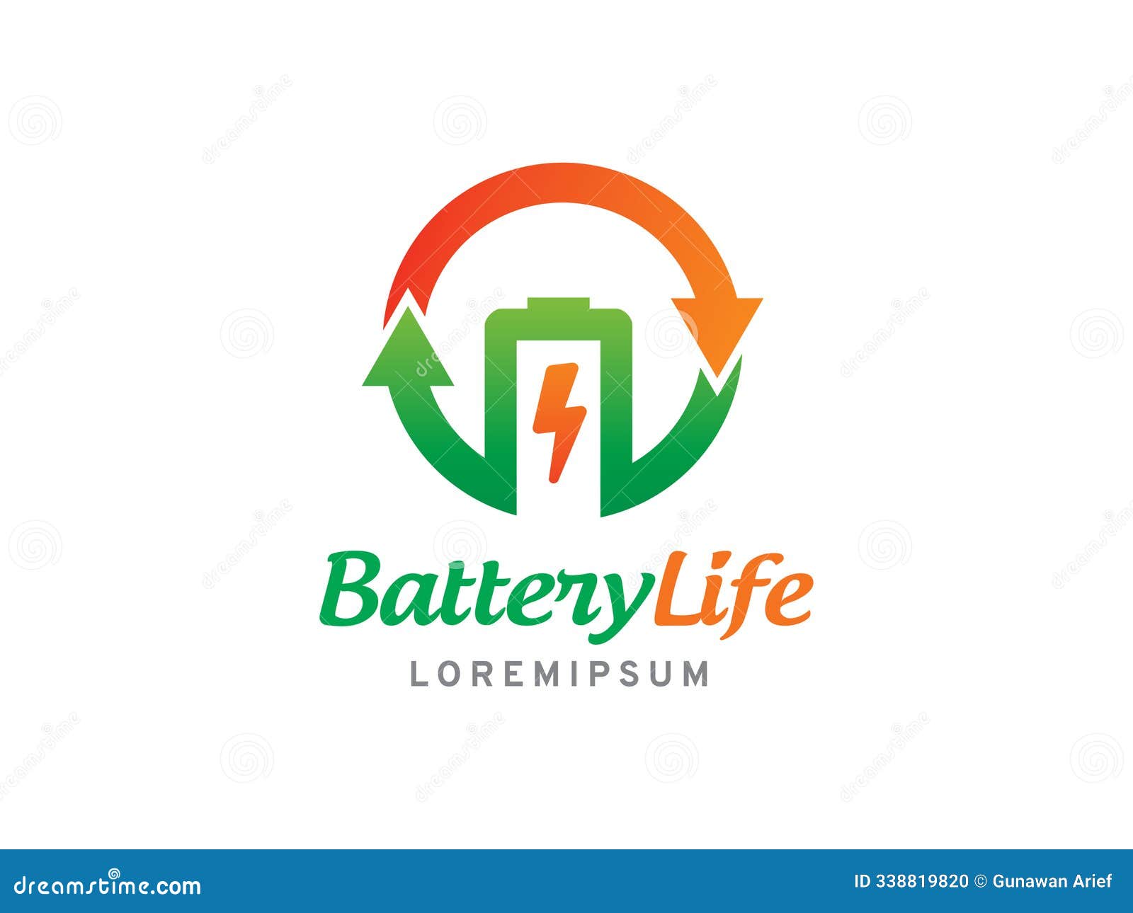 Battery Life Logo Symbol or Icon Template Stock Vector - Illustration ...