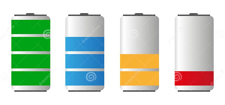 Battery Life stock vector. Illustration of charge, full - 42736380