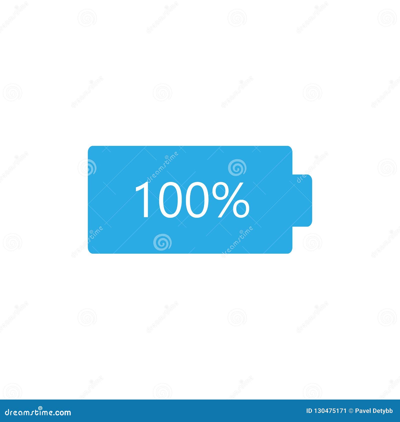 Battery Load Icon. Battery Charge. Vector Illustration, Flat Design ...
