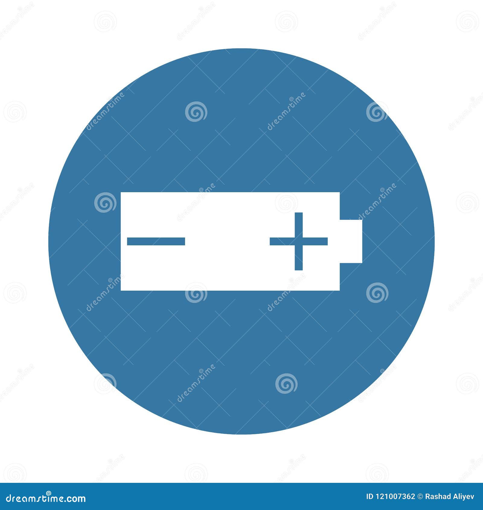 Battery Mark . Element of Web Icon in Badge Style Stock Illustration ...