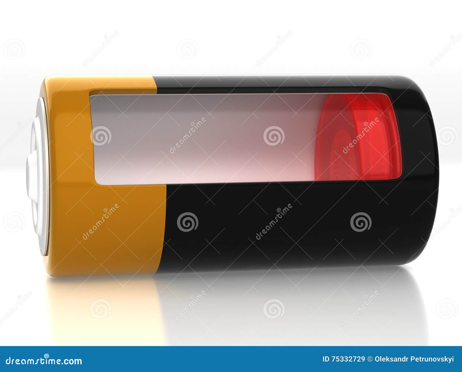 A battery model stock illustration. Illustration of load - 75332729