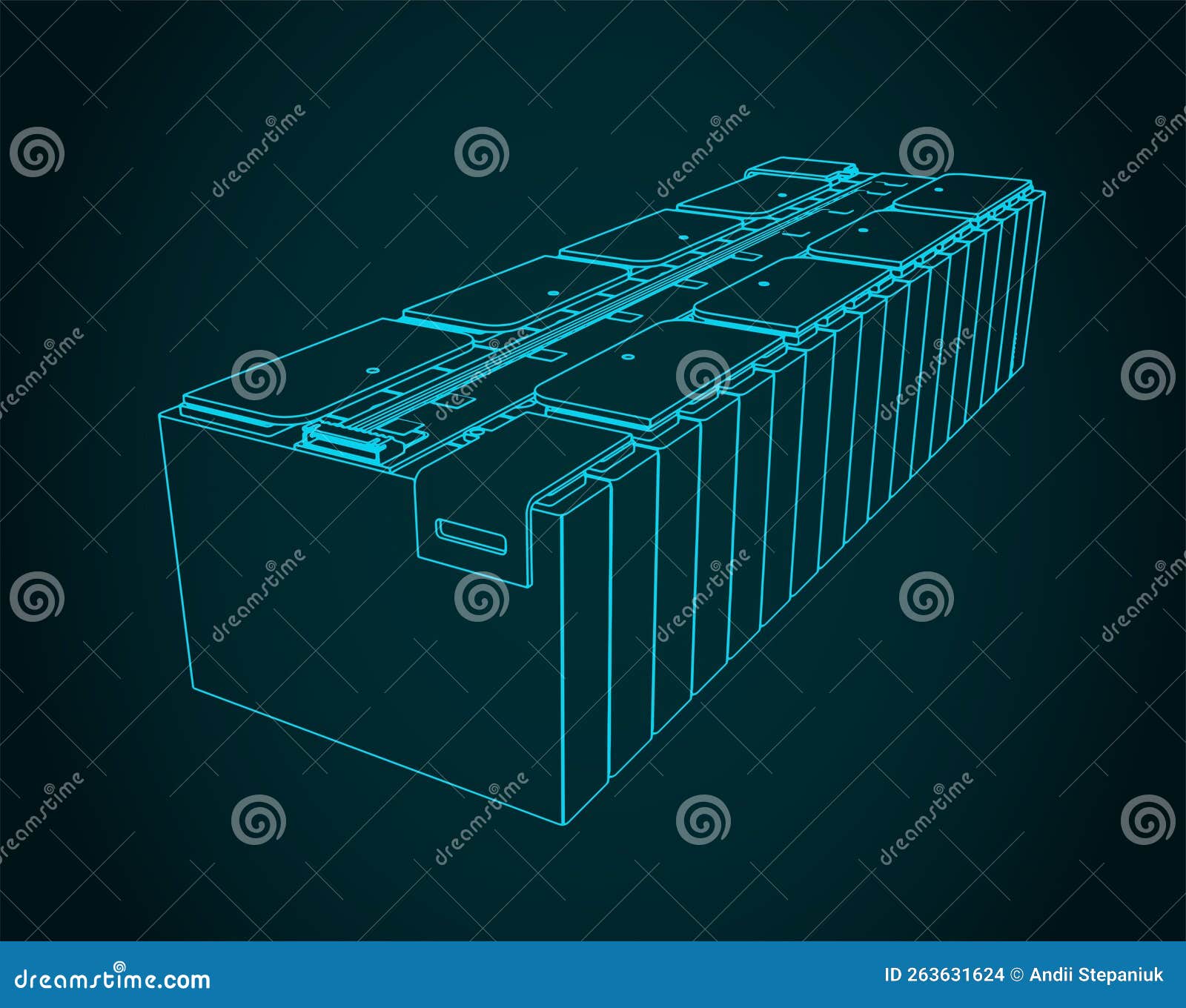 Battery Module Black Icon Concept. Battery Module Flat Vector Symbol ...