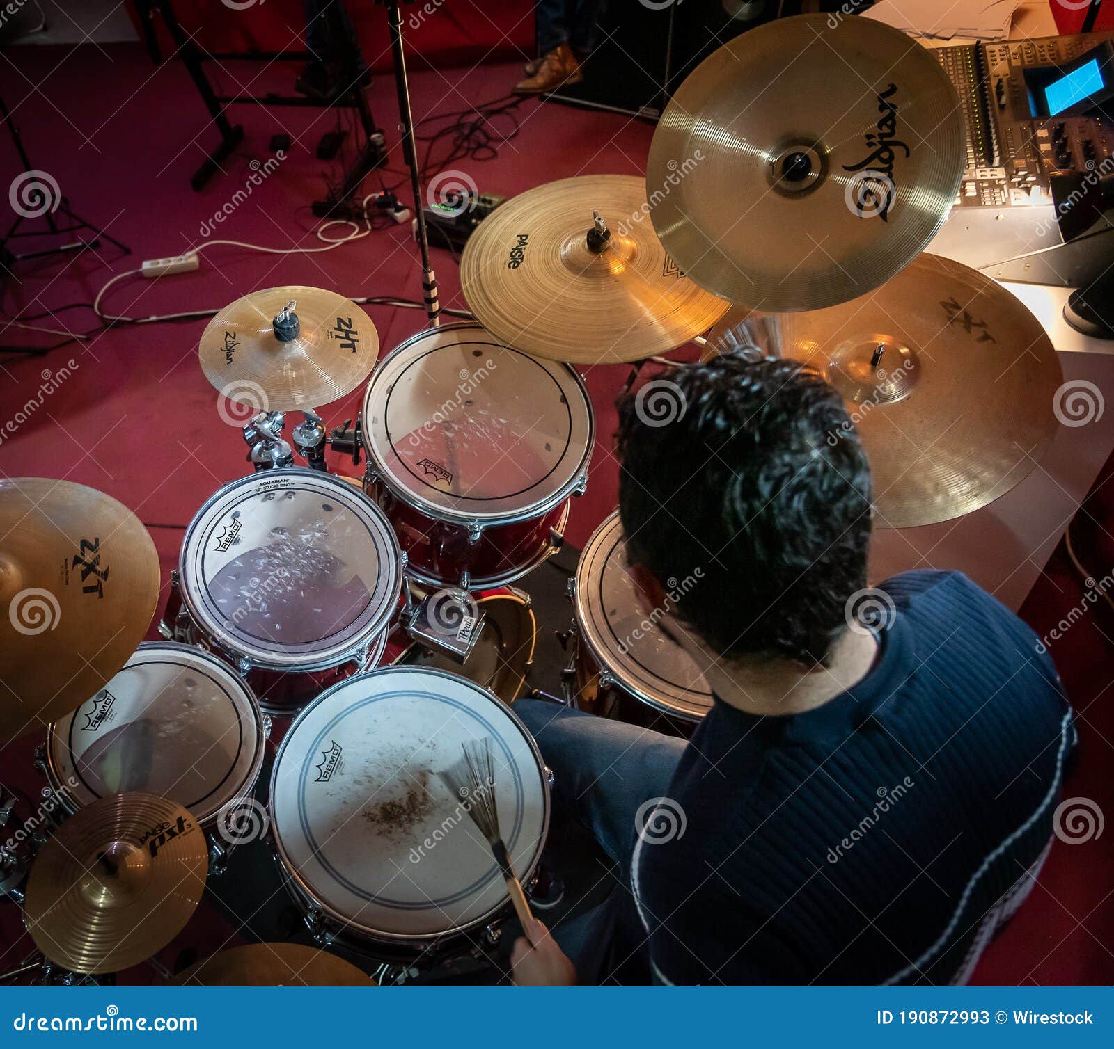 Battery editorial stock photo. Image of instrument, music - 190872993