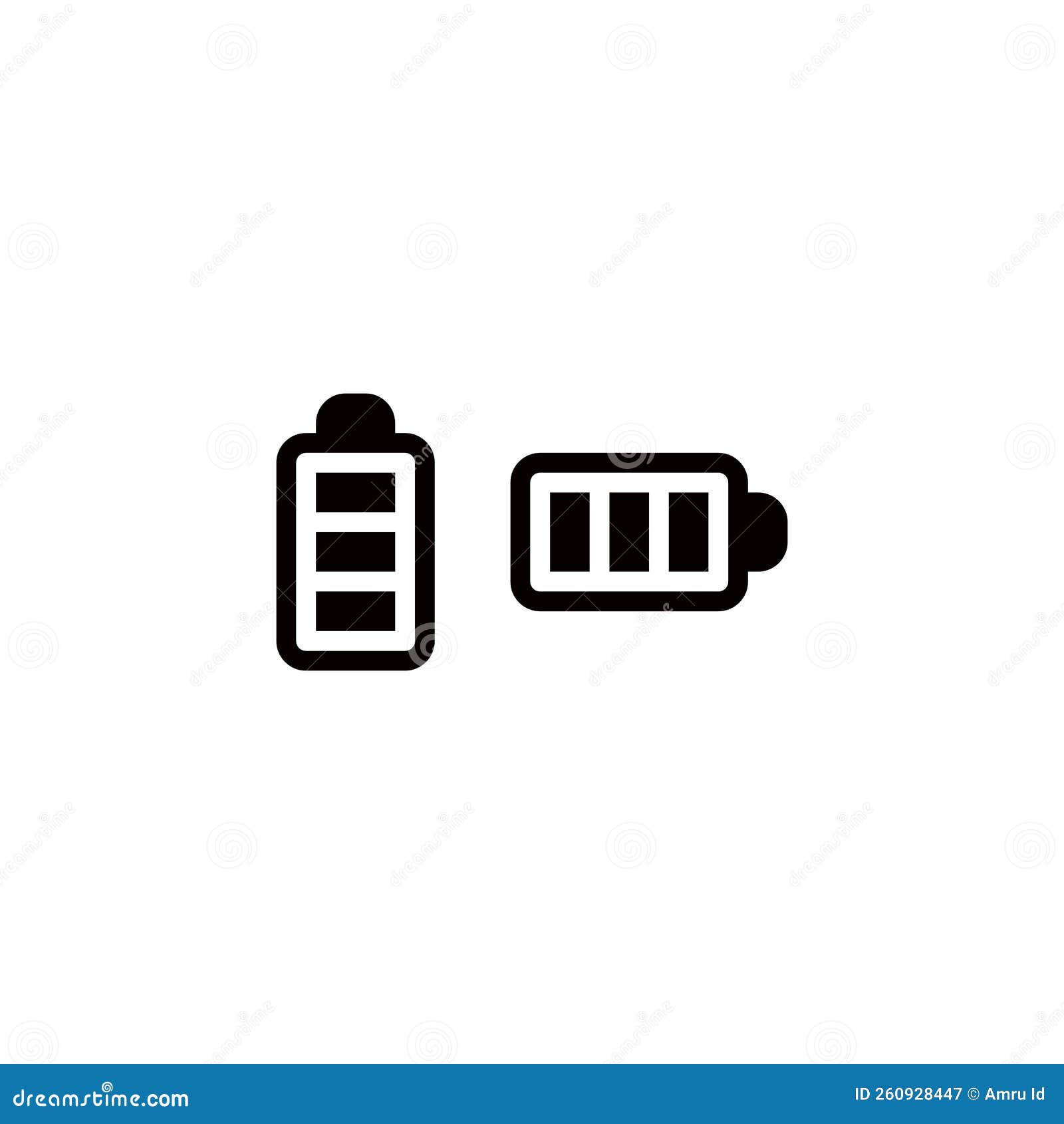 Battery Power Interface Solid Glyph Icon, Logo, and Illustration Stock ...