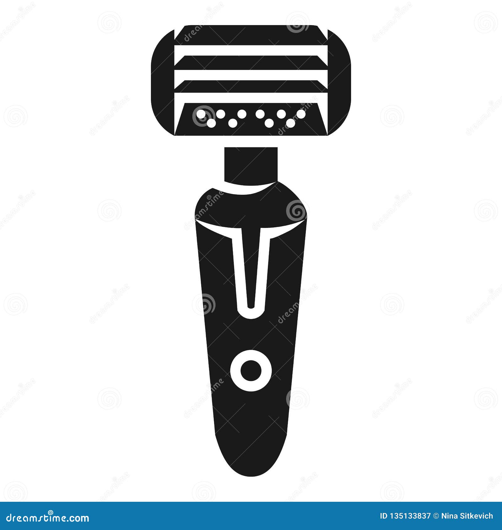 Battery Powered Shaver Icon, Simple Style Stock Vector - Illustration ... Battery Powered Shaver Icon, Simple Style Stock Vector - Illustration ...