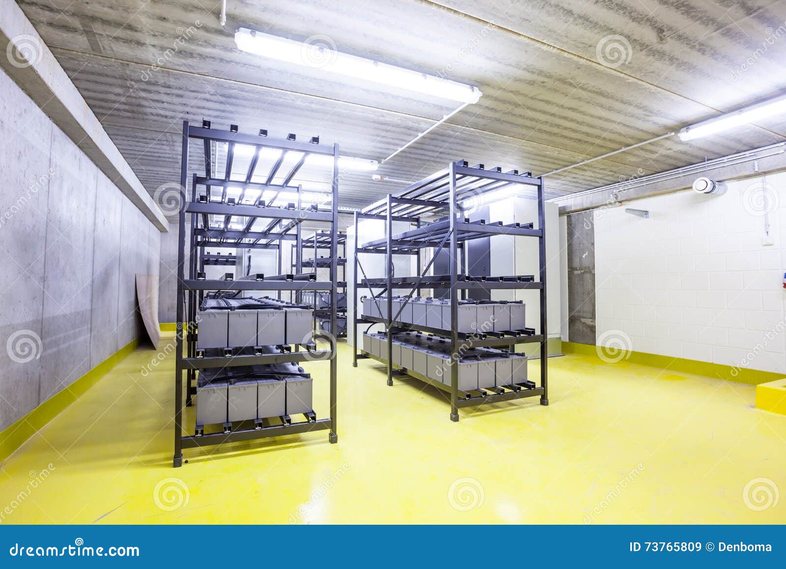 The battery room stock image. Image of control, network - 73765809