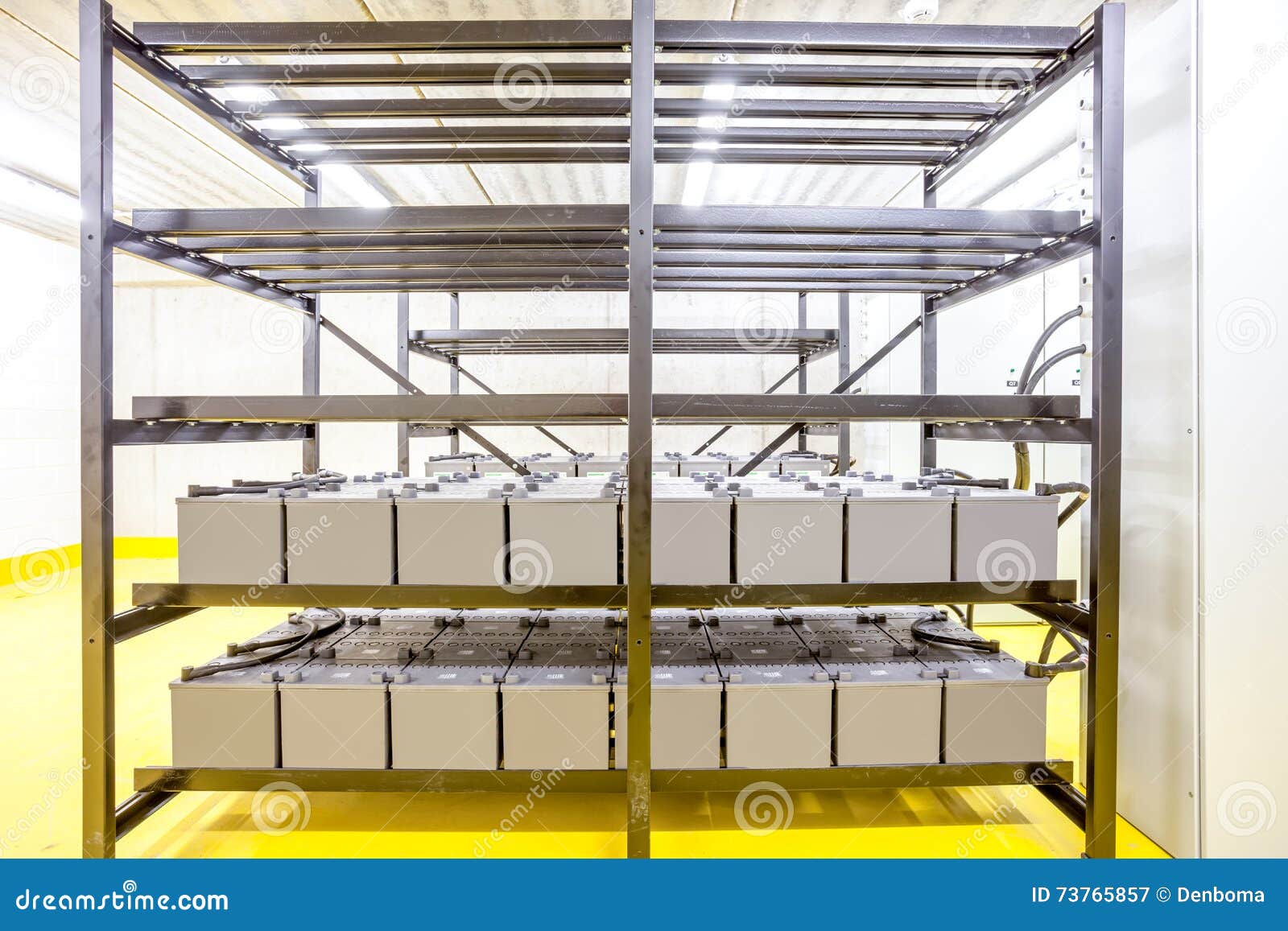 The battery room stock image. Image of emergency, rack - 73765857