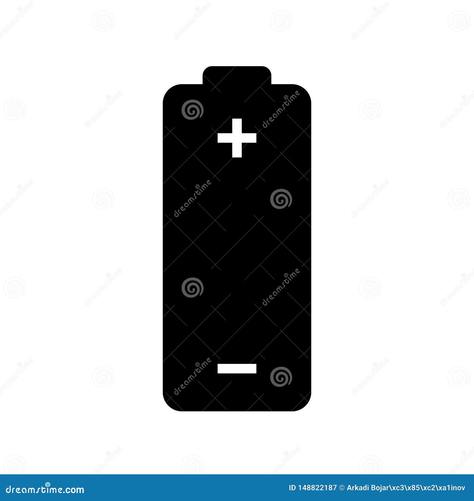 Battery simple icon stock vector. Illustration of icons - 148822187