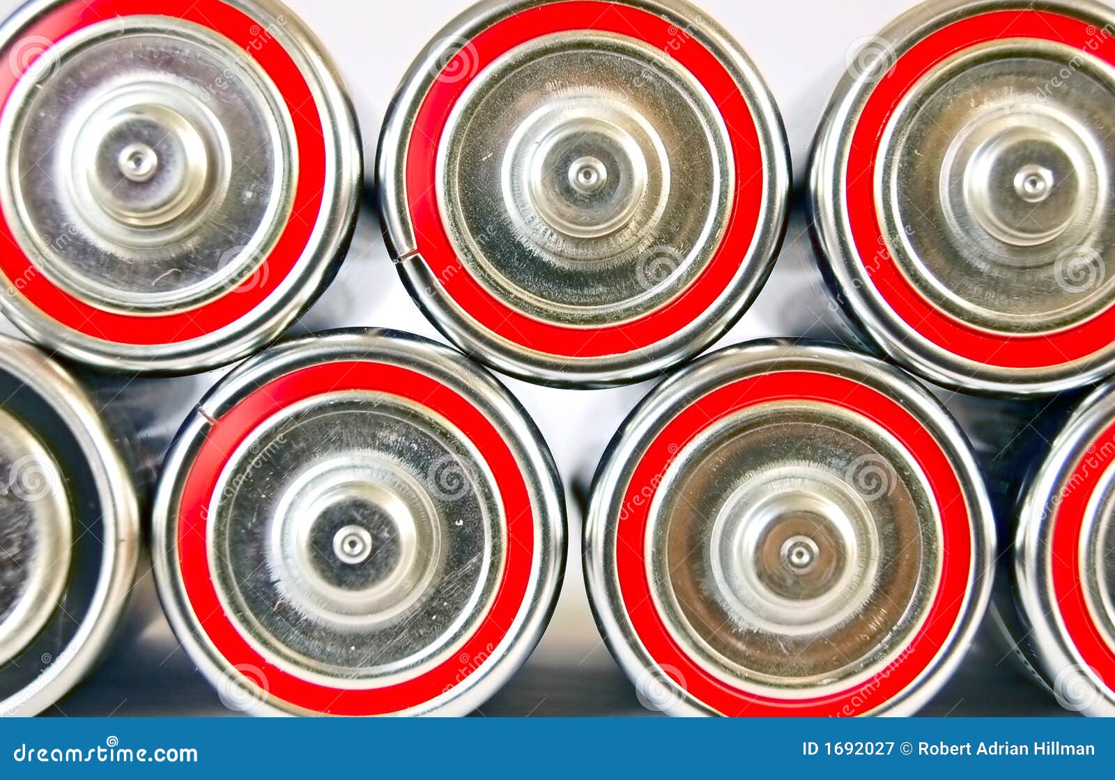 Battery stack stock image. Image of metallic, concentric - 1692027