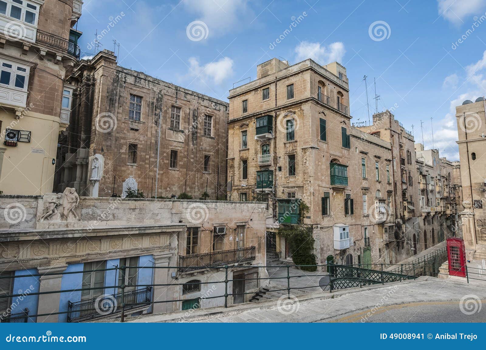Battery Street in Valletta, Malta Editorial Photo - Image of famous ...