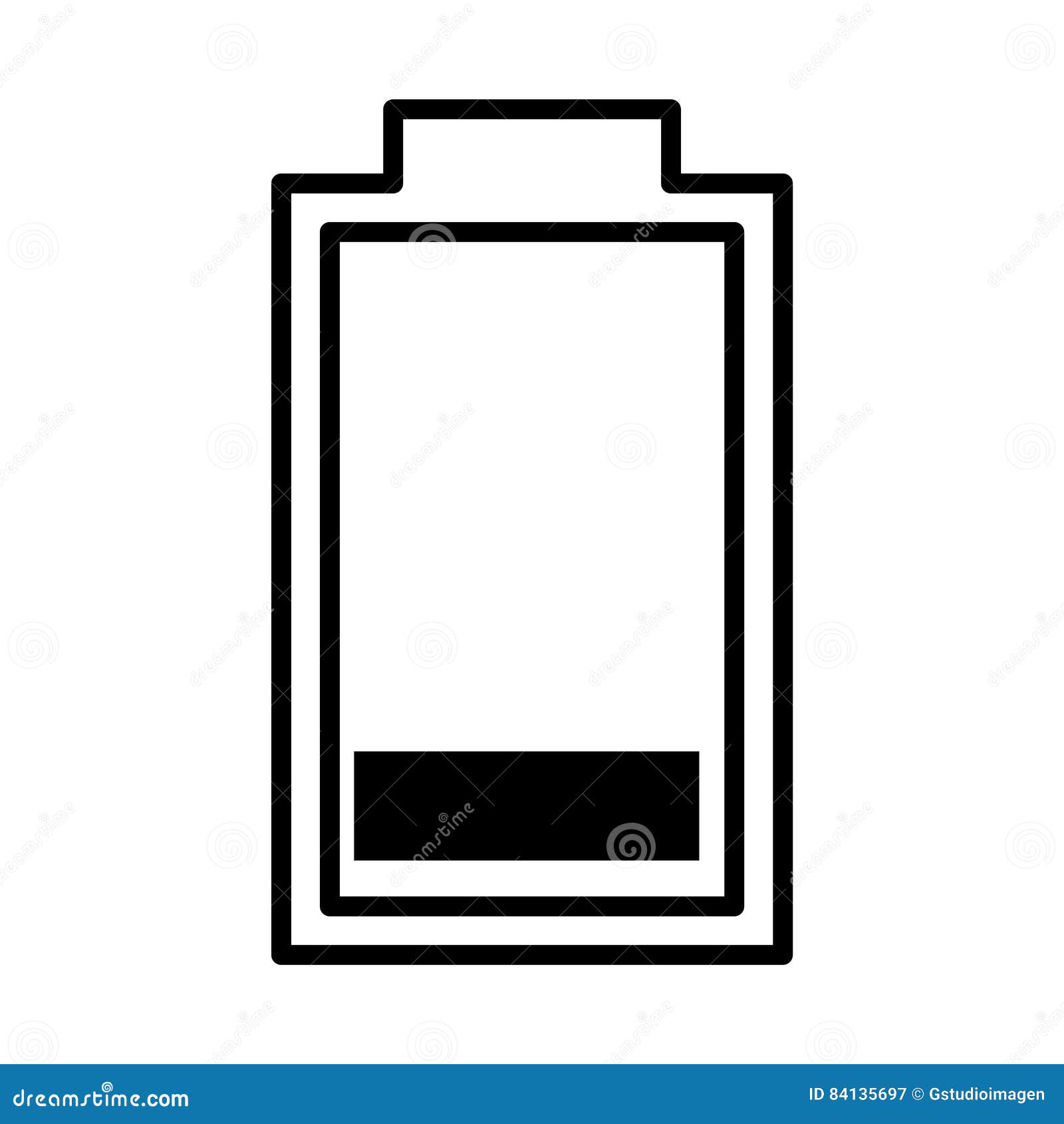 Battery Symbol Isolated Icon Stock Illustration - Illustration of ...