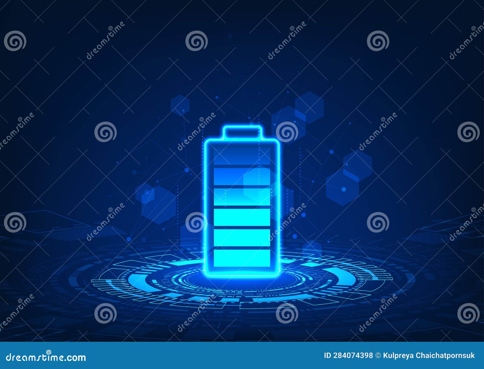 Battery Technology is Located on the Technology Circle Projecting the ...