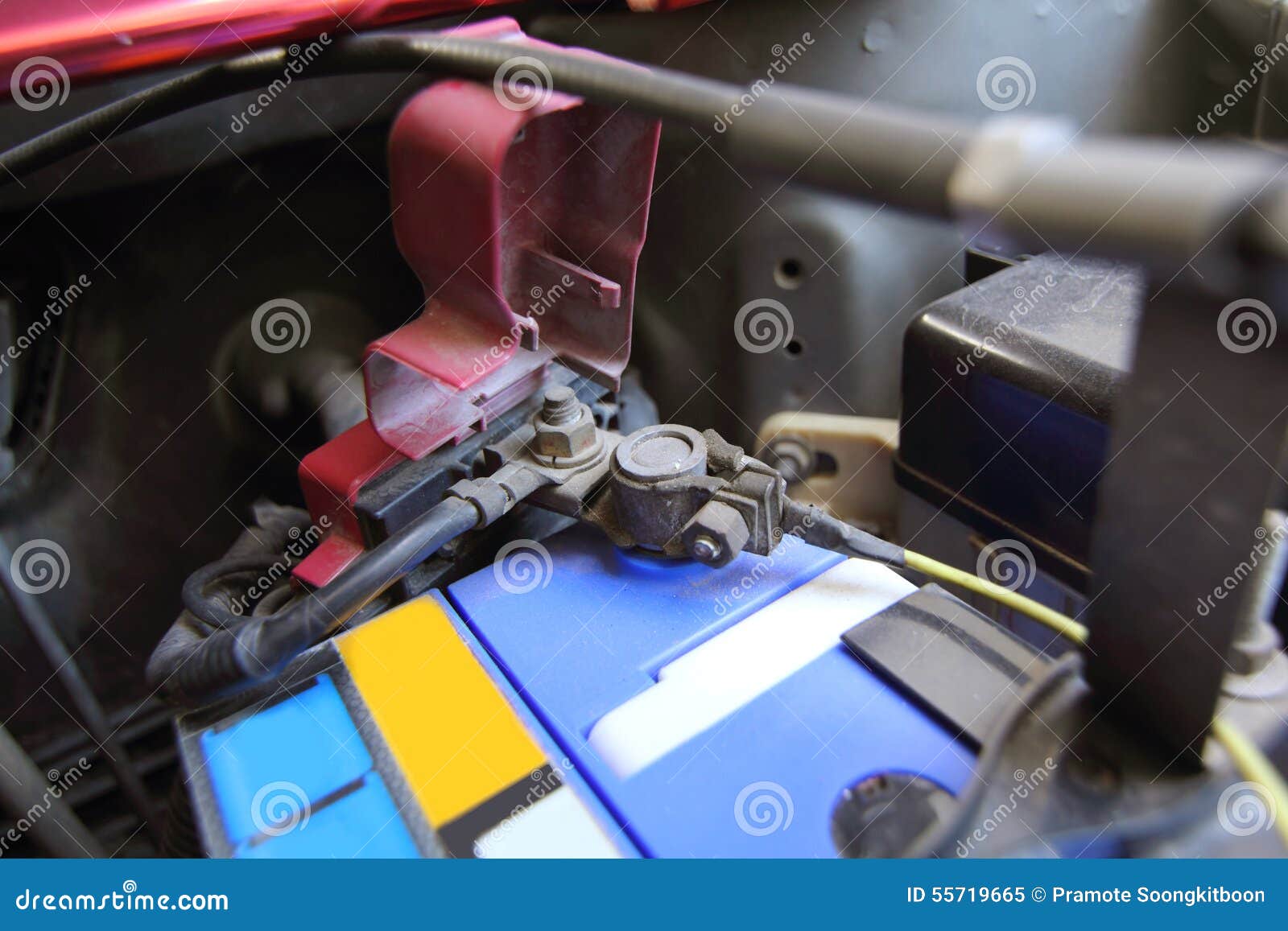 Battery terminal stock image. Image of power, battery - 55719665