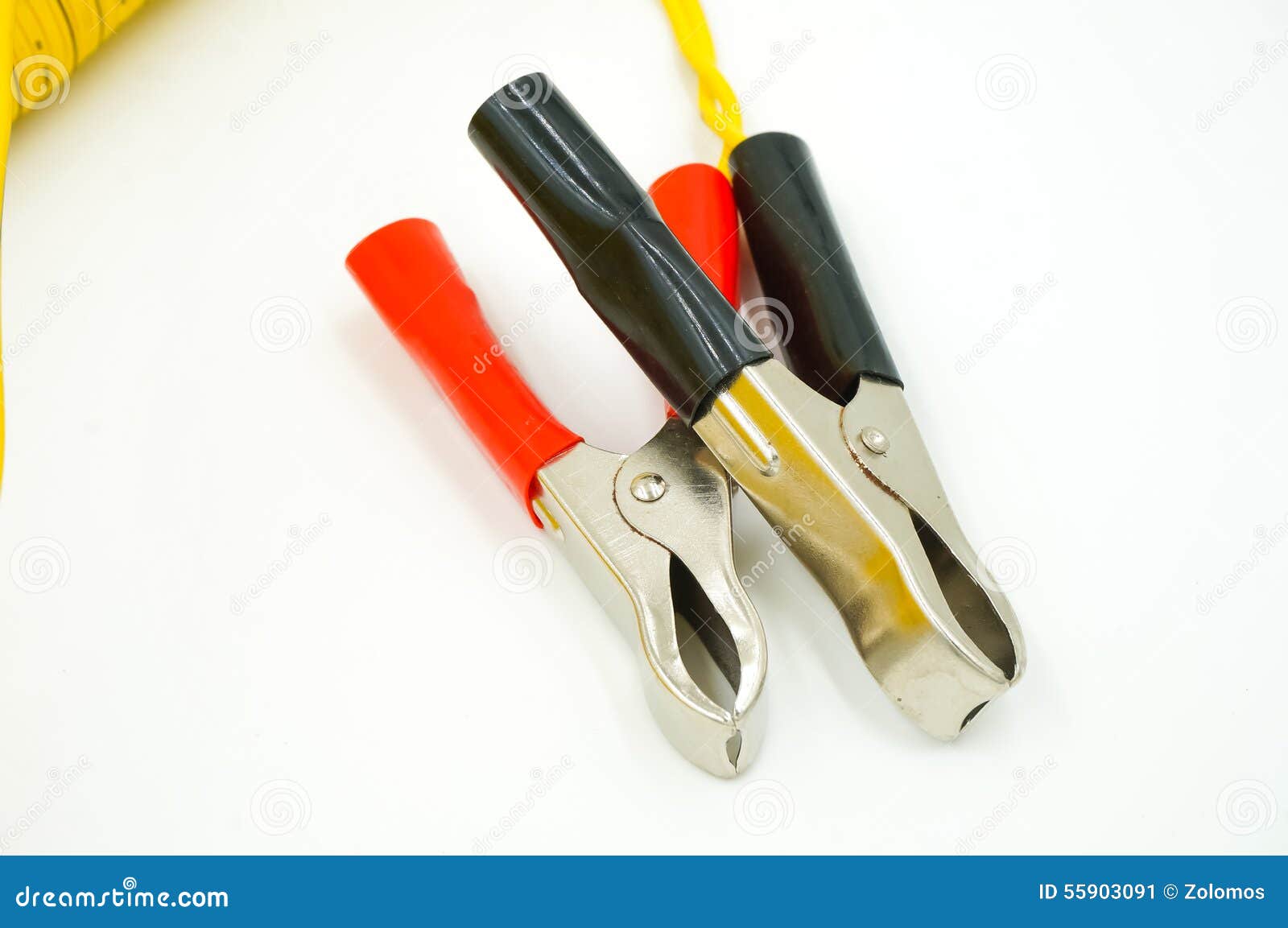 Battery terminals stock image. Image of positive, supply - 55903091