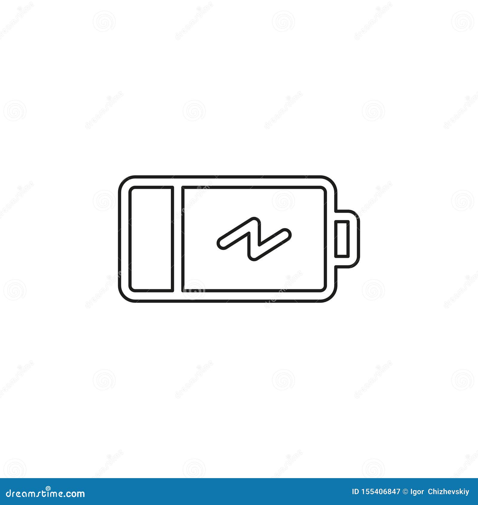 Battery vector icon stock vector. Illustration of design - 155406847