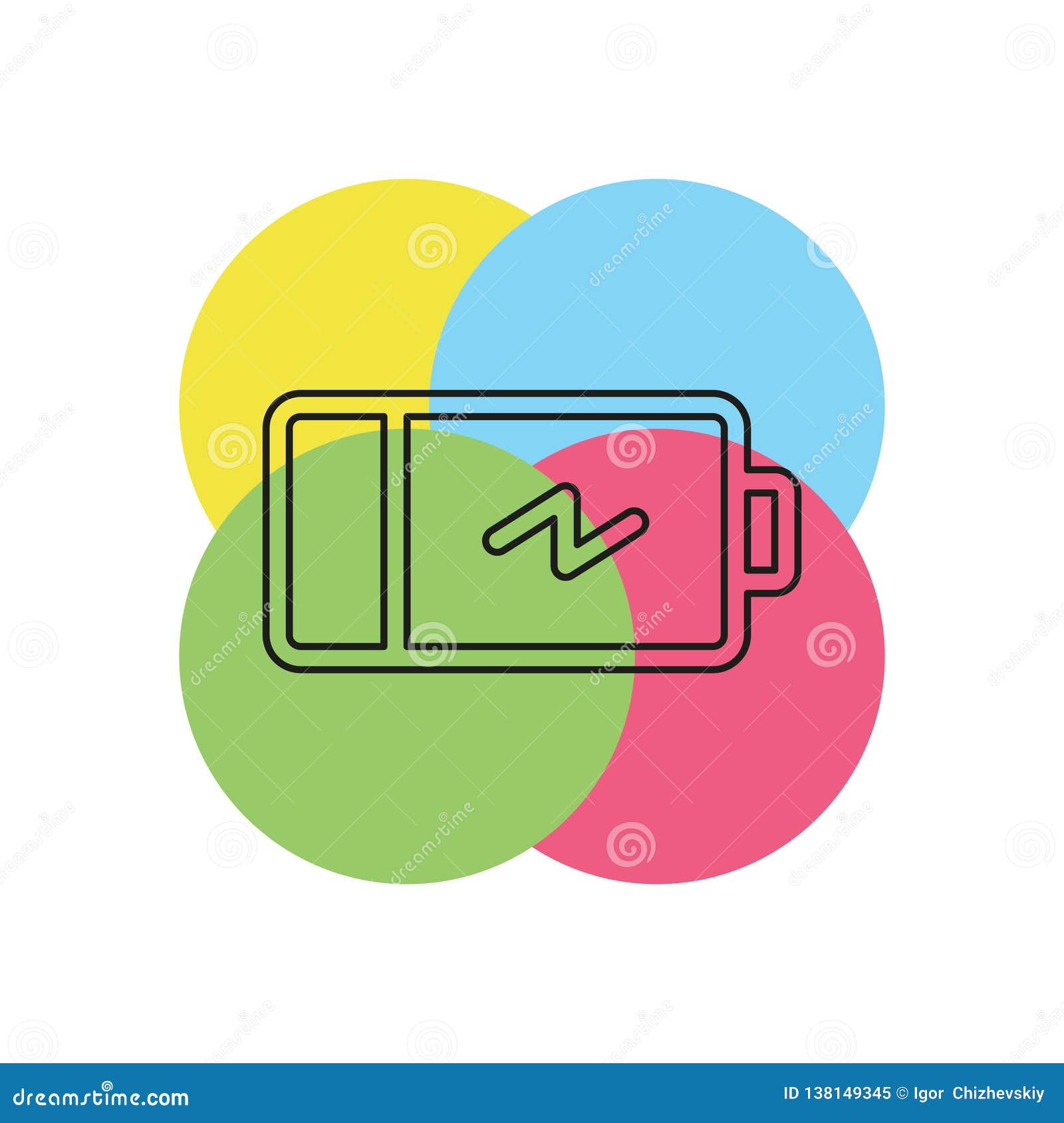 Battery vector icon stock illustration. Illustration of electrical ...