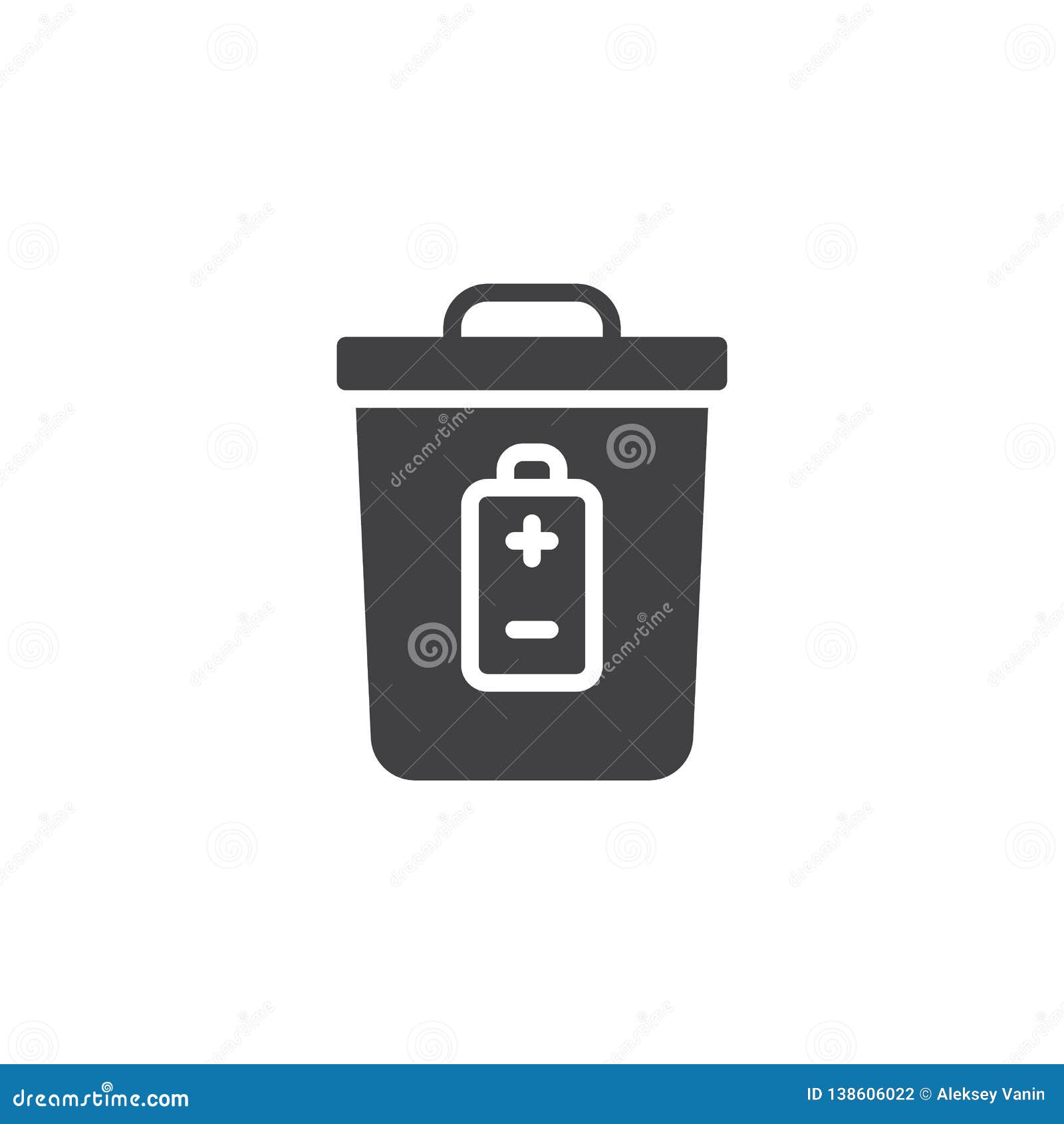 Battery And Waste Recycling Concept On City Background And Garbage ...