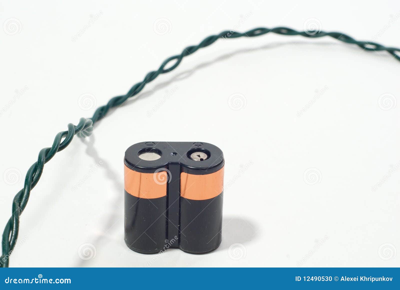Battery and wire stock photo. Image of overload, circuit - 12490530