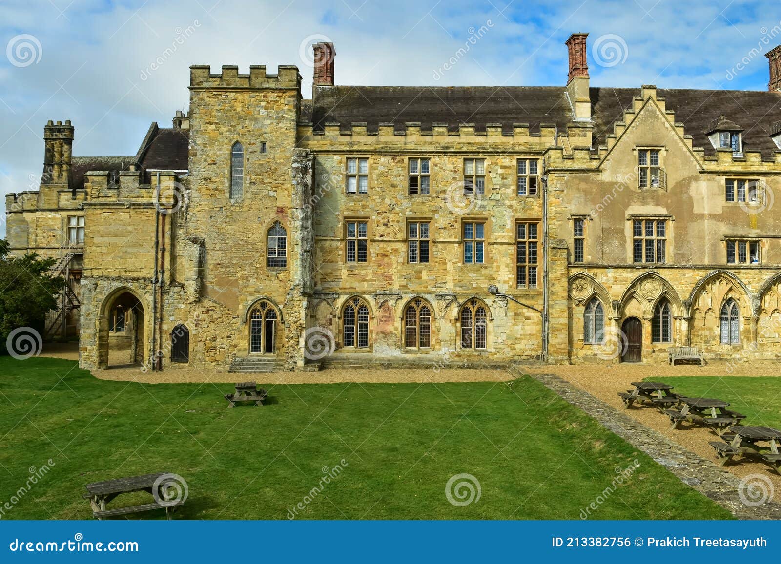Battle Abbey School in a Town of Battle, England Stock Photo - Image of ...