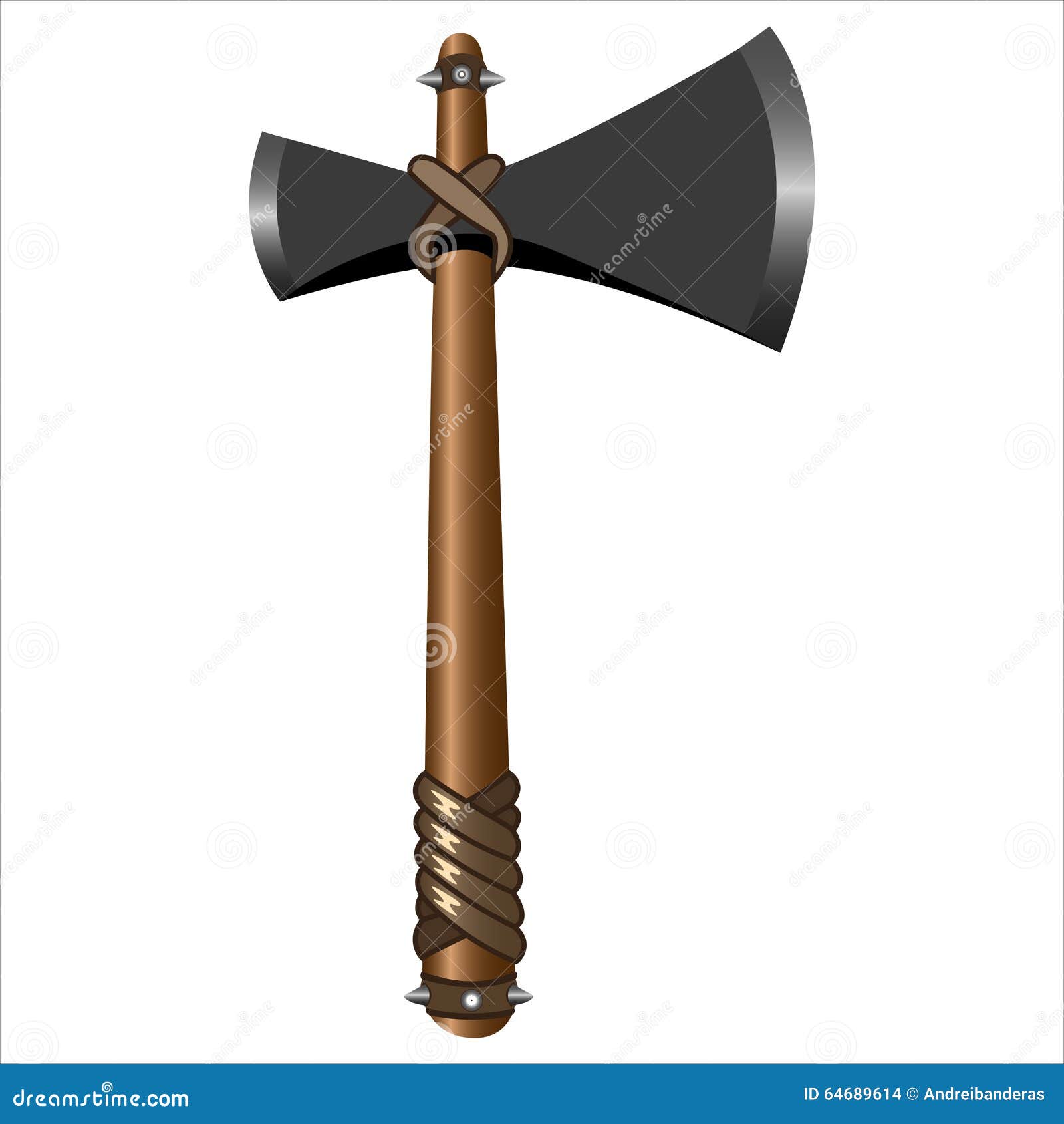 Battle Axe Stock Vector - Image: 64689614