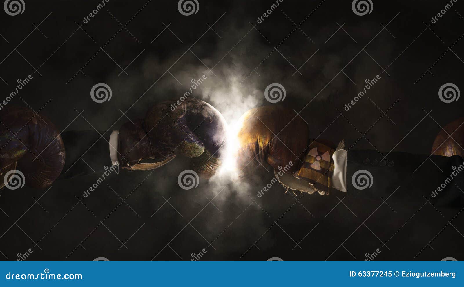 Nuclear Energy Radioactive Ionizing Atomic Radiation Round Yellow ...