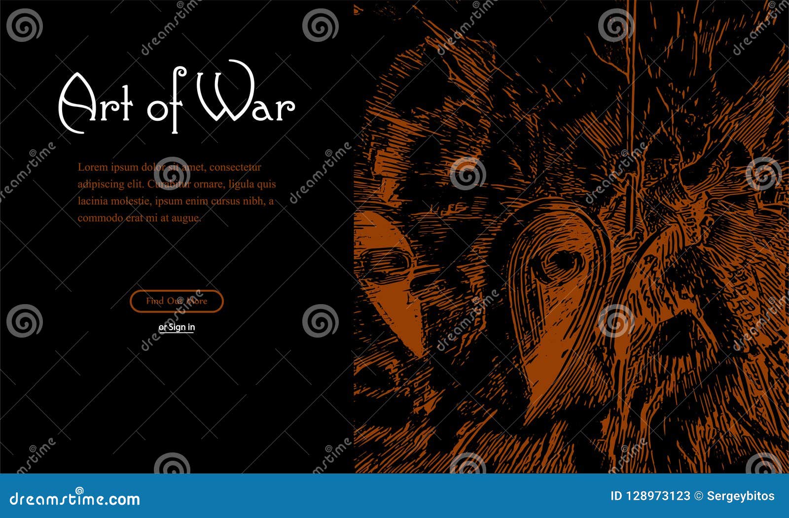Battle of the Knights for Your Web Design Stock Vector - Illustration ...