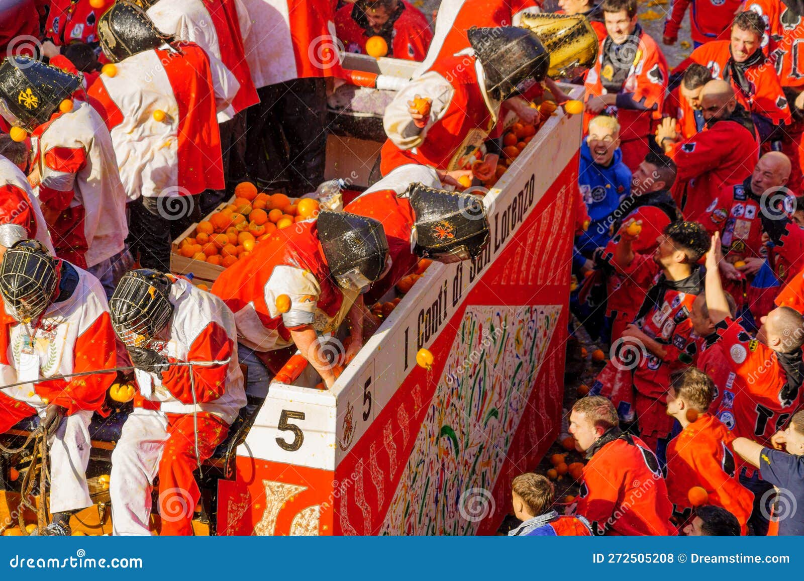 Battle of the Oranges, Historical Carnival of Ivrea Editorial Stock ... Battle of the Oranges, Historical Carnival of Ivrea Editorial Stock ...