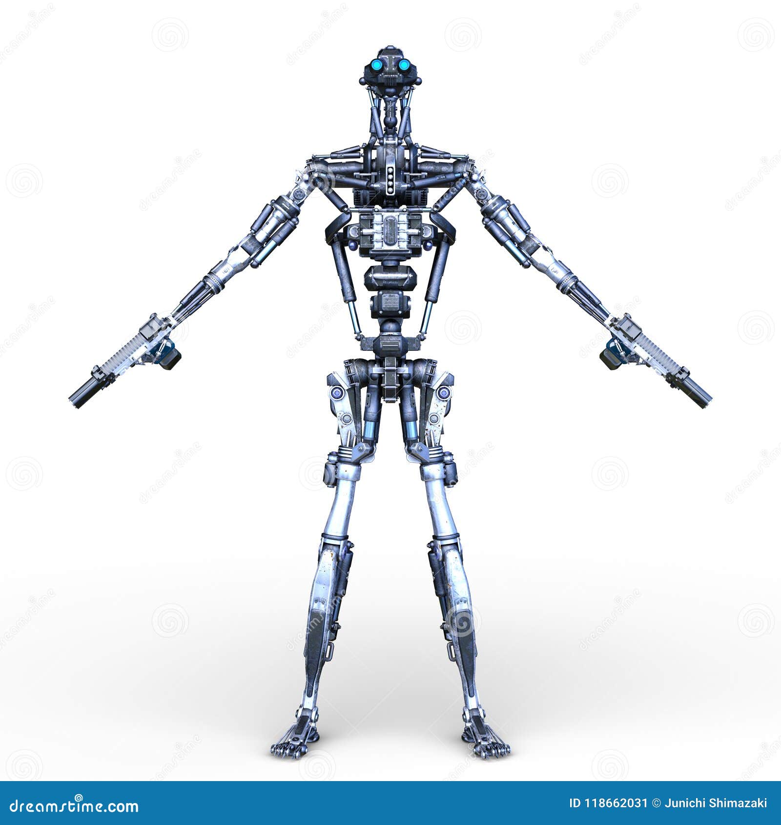Battle robot stock illustration. Illustration of demand - 118662031