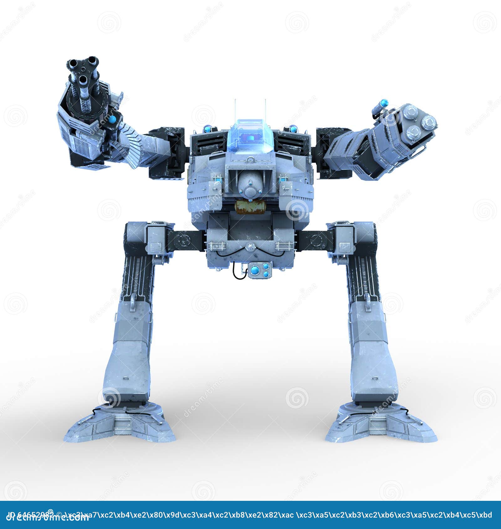 Battle robot stock illustration. Illustration of cannonball - 64652982